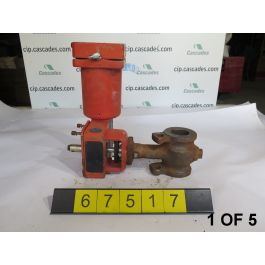 USED ROTARY CONTROL VALVE - MASONEILAN CAMFLEX II 35002 SERIES - MODEL ...