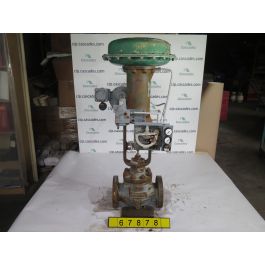 LINEAR GLOBE VALVE - FISHER EZ - 3" - USED
